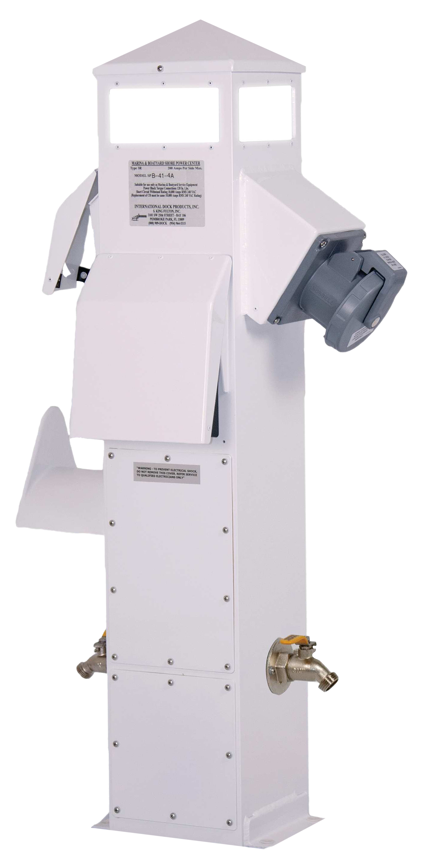 International Dock Products 41" Aluminum 100/50/30/20-Amp Power Dock ...